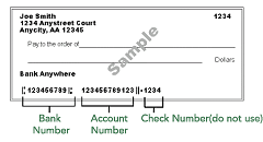 Data Online :: Pay by Check
